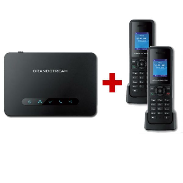 Base Dect Grandstream DP750 + 2 cordless DP720 | Onedirect Cordless